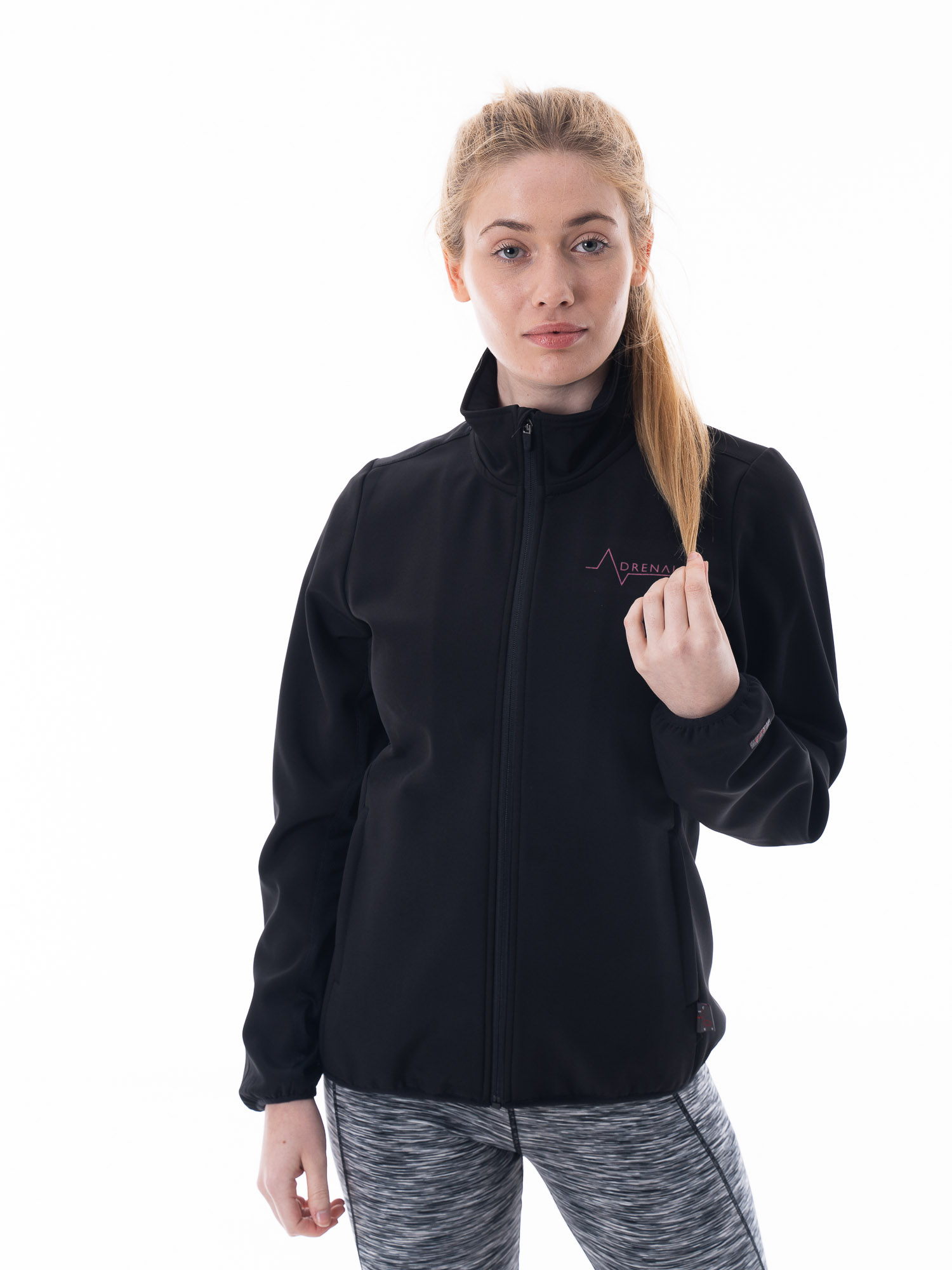 Womens Black Shell Jacket | We Are Adrenaline | Athleisure Wear